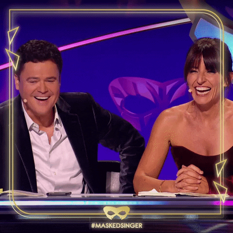 Davina Mccall Laughing GIF by The Masked Singer UK - Find & Share on GIPHY