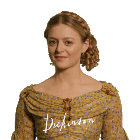 Emily Dickinson Wink Sticker by Apple TV for iOS & Android | GIPHY