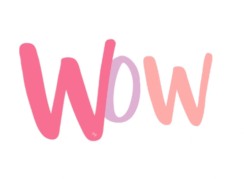 Pink Wow GIF - Find & Share on GIPHY
