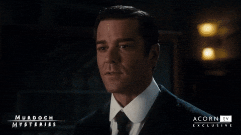 Murdoch Mysteries GIF by Acorn TV - Find & Share on GIPHY