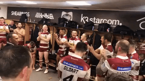 Celebration Victory GIF by WiganWarriorsRL - Find & Share on GIPHY