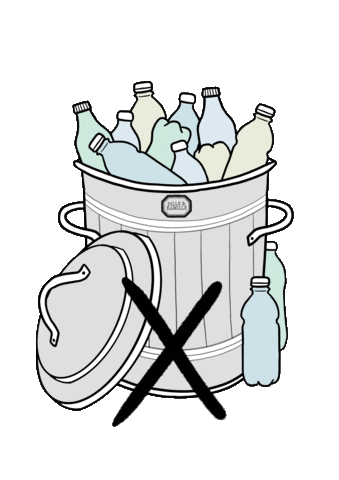 Environment Garbage Sticker by DilleKamille for iOS & Android | GIPHY