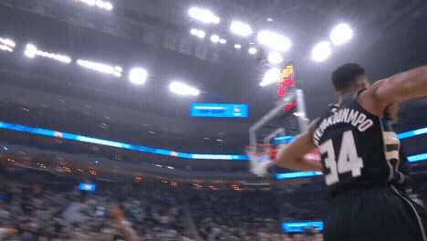 Giannis Antetokounmpo Nba GIF by Milwaukee Bucks - Find & Share on GIPHY