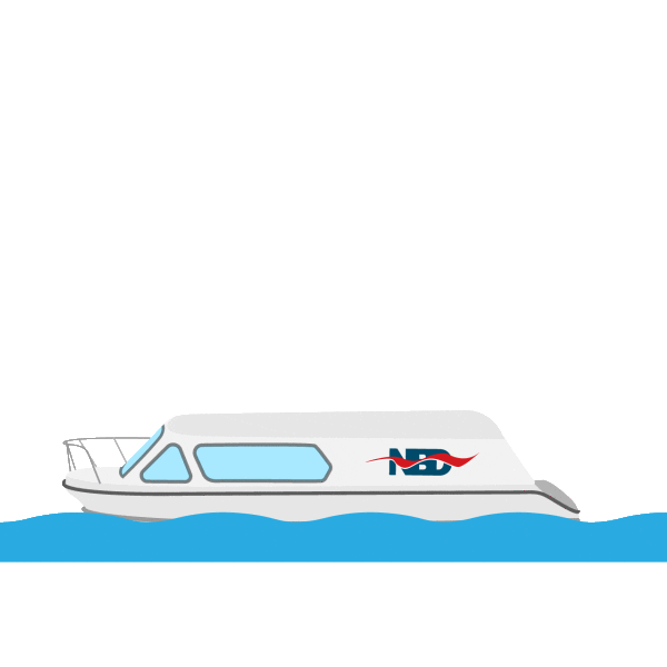 Waves Boat Sticker by Nu Image for iOS & Android | GIPHY
