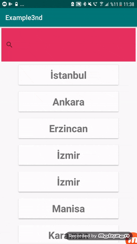 GitHub - umtblbl/RecyclerviewWithHeader-Searchview