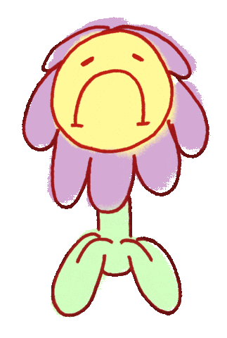 Sad Flower Sticker by Originals for iOS & Android | GIPHY