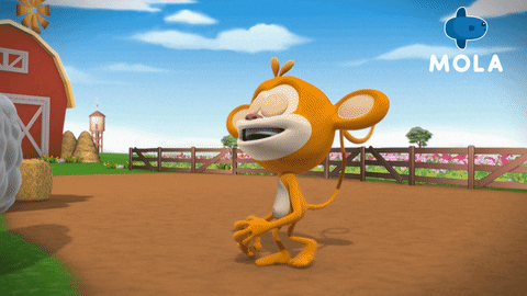 Shock Monkey GIF by Mola TV Kids - Find & Share on GIPHY