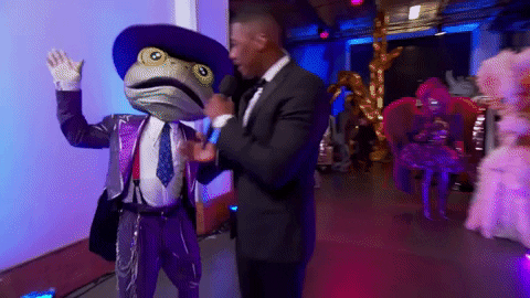 Frog Secret Handshake GIF by The Masked Singer - Find & Share on GIPHY