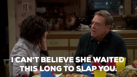 Slap Theconnersabc GIF by ABC Network - Find & Share on GIPHY