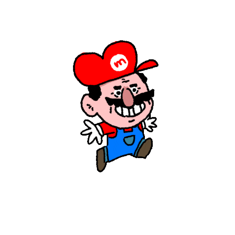 Mario Videogame Sticker for iOS & Android | GIPHY