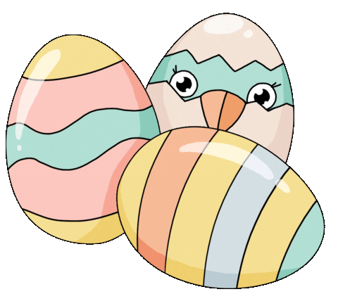 Easter Eggs Sticker by Studio Neuhaus for iOS & Android | GIPHY