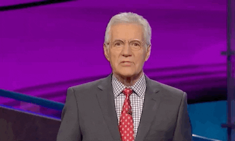 Alex Trebek GIF by Jeopardy! - Find & Share on GIPHY