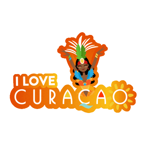 Beach Traveling Sticker by Curacao for iOS & Android | GIPHY