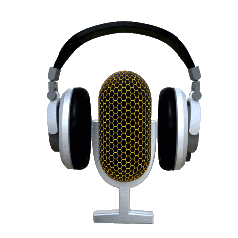 Podcast Listen Sticker by Enlighten Smiles for iOS & Android | GIPHY