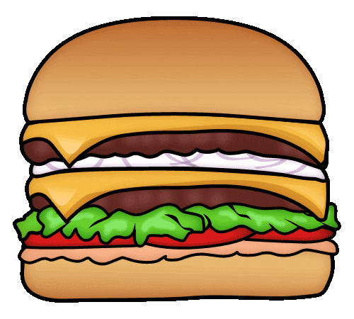 Double Cheeseburger Sticker by In-N-Out Burger for iOS & Android | GIPHY