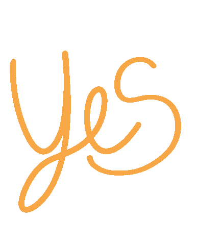 Word Yes Sticker for iOS & Android | GIPHY