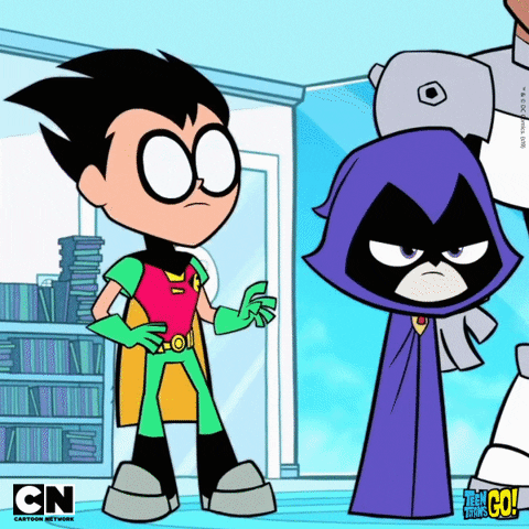 Teen Titans Go Robin Gif