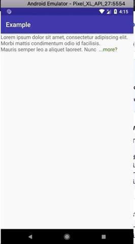 GitHub - Vanethos/ExpandableTextView: Expandanble Text View with "read more" handle that expands ...