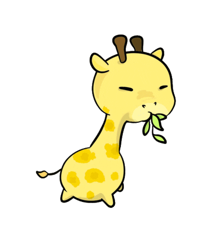 Giraffe Eat Sticker for iOS & Android | GIPHY