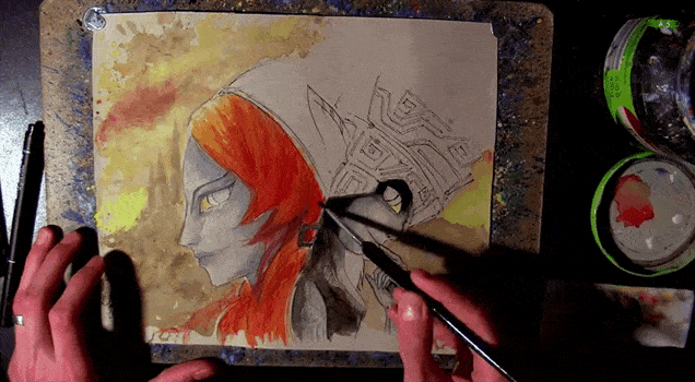 Watercolor GIF - Find & Share on GIPHY