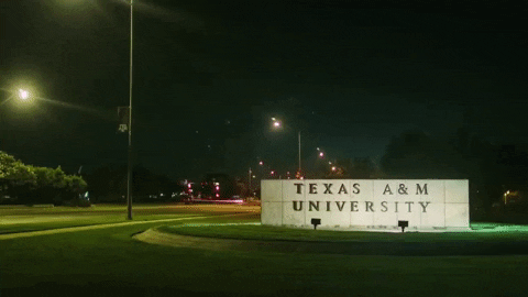 Texas Am Night GIF by Texas A&M University - Find & Share on GIPHY