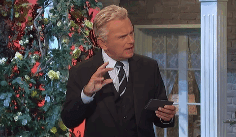 Emphasize Pat Sajak GIF by Wheel of Fortune - Find & Share on GIPHY
