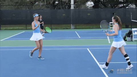 Women'S Tennis GIF by GreenWave - Find & Share on GIPHY