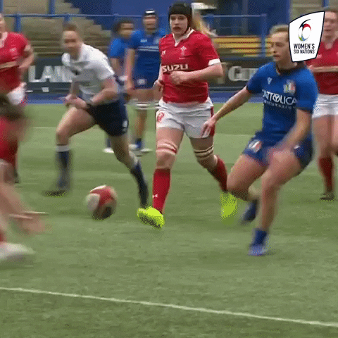 Womens Rugby GIF by Women's Six Nations - Find & Share on GIPHY