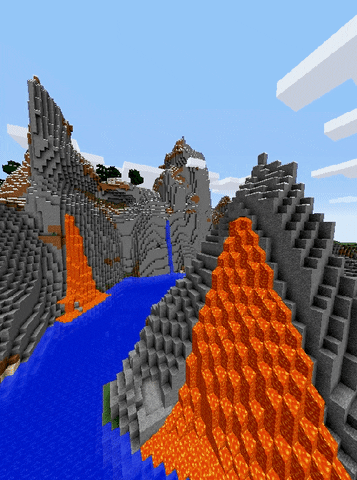 Minecraft Lava Gif Animated Minecraft Lava Gif