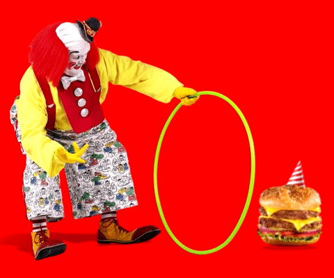 Burger Clown Gif By Welcome! At America’S Diner We Pronounce It GIF ...
