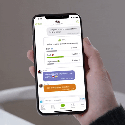 Party Planning Group Chat GIF by evite - Find & Share on GIPHY