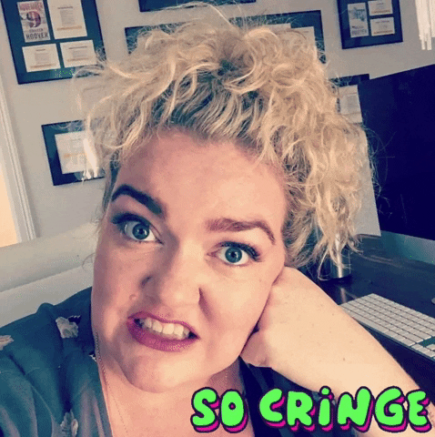 Awkward Cringe GIF by Colleen Hoover - Find & Share on GIPHY
