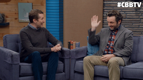High Five Michael Sheen Find And Share On Giphy