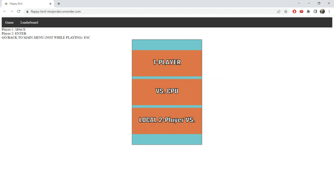 GitHub - Renzjordan1/Flappy-Bird: 2019 Project with Local Multiplayer ...