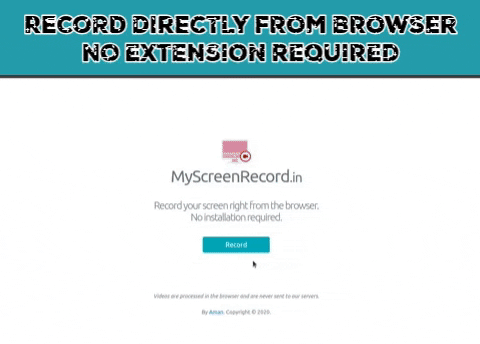 myscreenrecord - Codesandbox