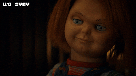 Chucky GIF by SYFY - Find & Share on GIPHY