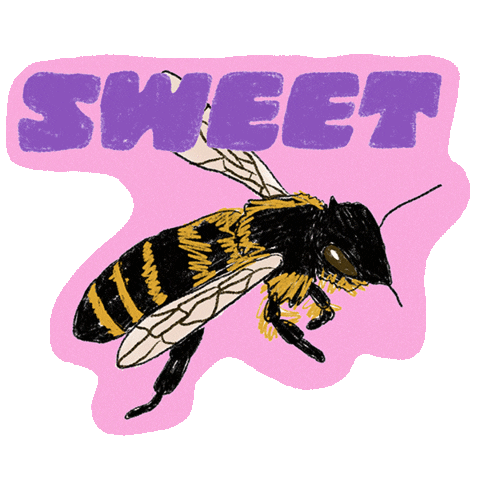 Sticker Bee Sticker by Art Baby Girl for iOS & Android | GIPHY
