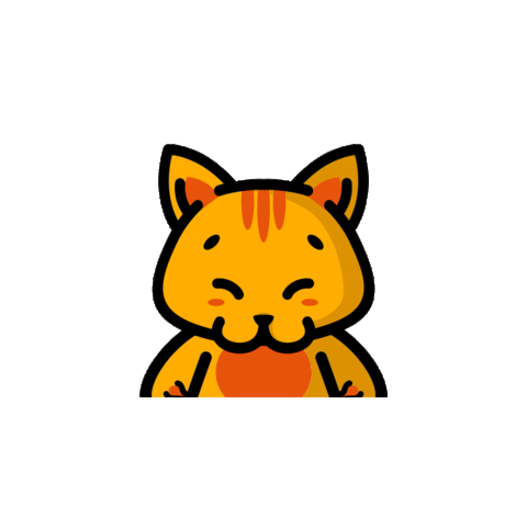 Hands Up Cat Sticker by Carousel for iOS & Android | GIPHY