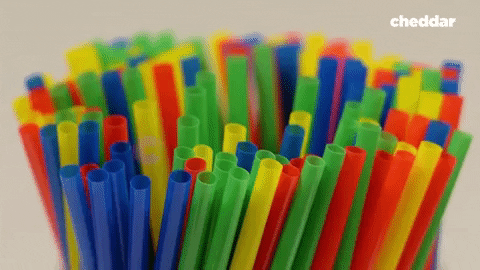 Straws GIF by Cheddar - Find & Share on GIPHY