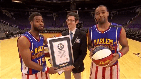 World Records GIF by Harlem Globetrotters - Find & Share on GIPHY