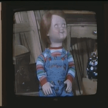 Childs Play Chucky GIF by absurdnoise - Find & Share on GIPHY
