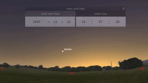 Jupiter-Saturn Conjunction : r/Portland