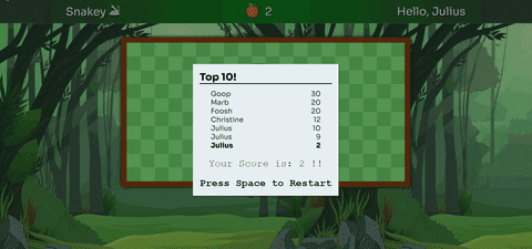 GitHub - julschong/Snakey