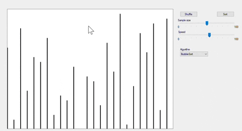 GitHub - veljkoselakovic/SortVisual: An educational application for a ...