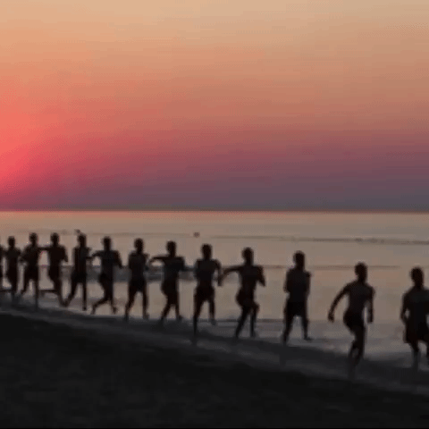 Beach Run GIF by The Videobook - Find & Share on GIPHY