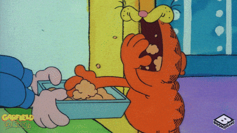 Garfield And Friends Eating GIF by Boomerang Official - Find & Share on ...