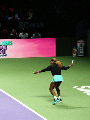 Happy Serena Williams GIF - Find & Share on GIPHY