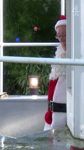 Christmas Creeping GIF by Hollyoaks - Find & Share on GIPHY