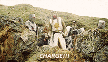 Monty Python Charge GIF - Find & Share on GIPHY