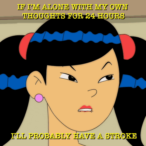 Overthinking High School Usa GIF by Animation Domination High-Def ...